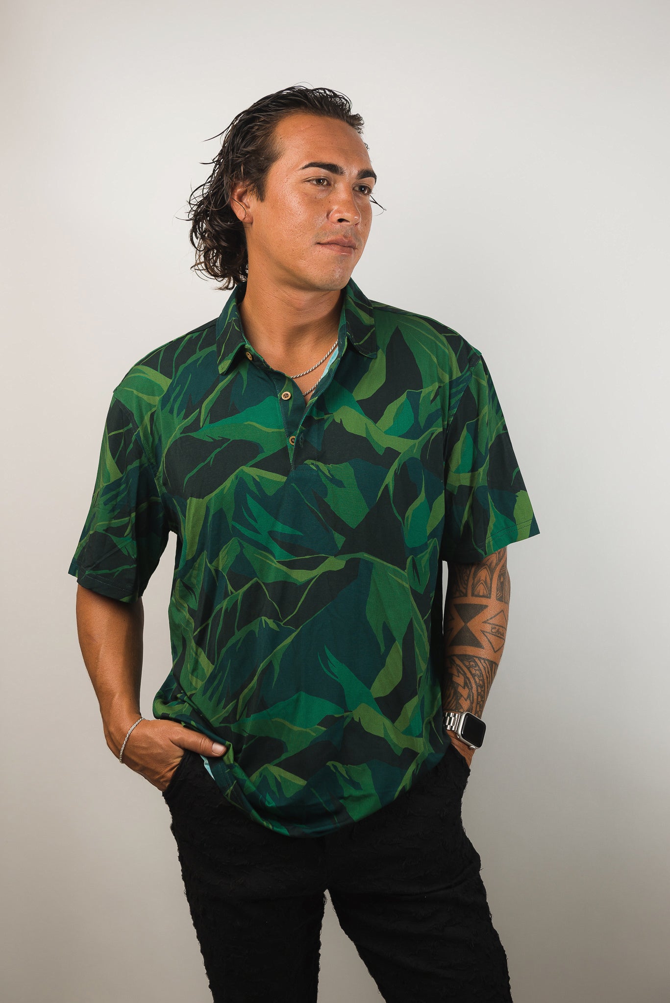 Endless Mauna Stretch Bamboo Polo – Paradise Now Hawaiʻi