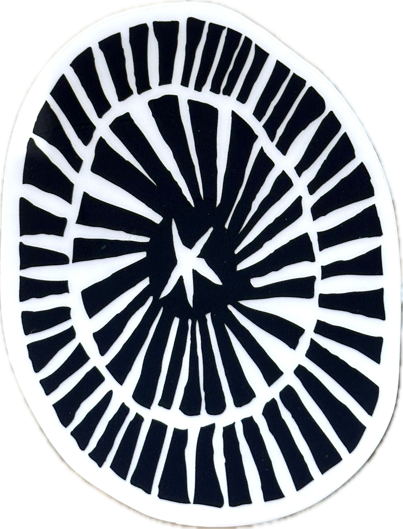 Opihi in Black Sticker – Paradise Now Hawaiʻi